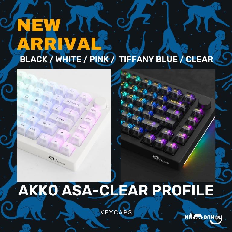 NEW AKKO Transparent Keycaps ASA, Computers & Tech, Parts & Accessories ...