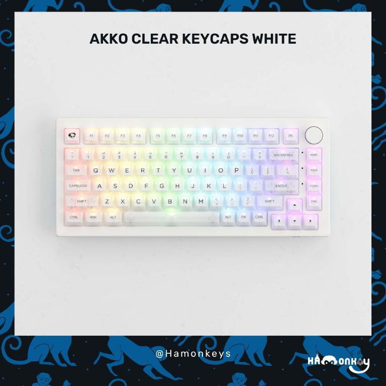NEW AKKO Transparent Keycaps ASA, Computers & Tech, Parts & Accessories ...