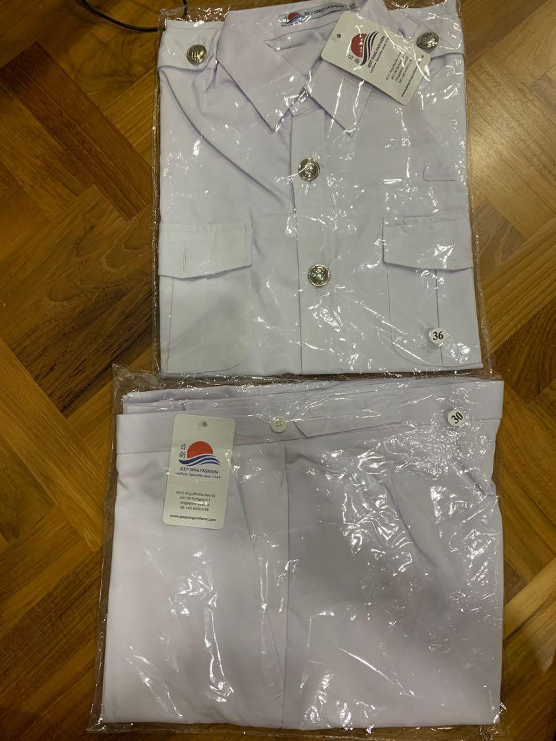 New school uniform -Chung Cheng yishun, Men's Fashion, Tops & Sets ...