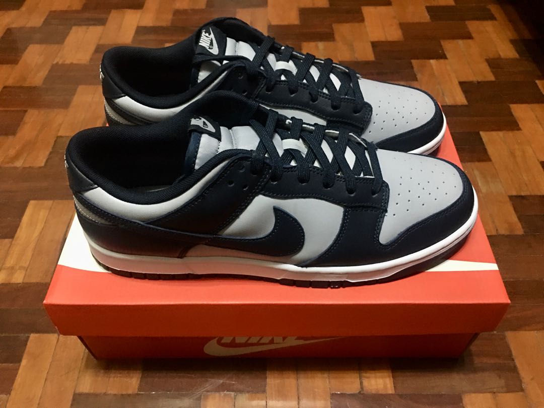 Nike Dunk Low Georgetown, Men's Fashion, Footwear, Sneakers on Carousell