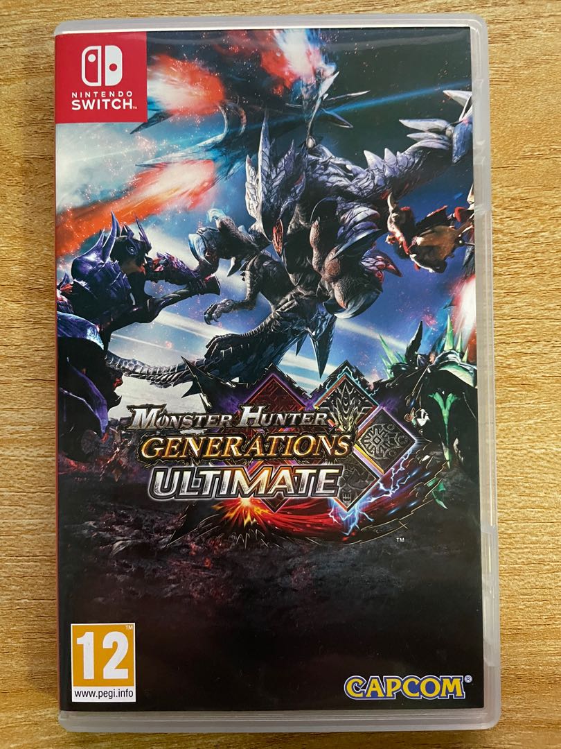Nintendo Switch Monster Hunter Generations Ultimate, Video Gaming ...