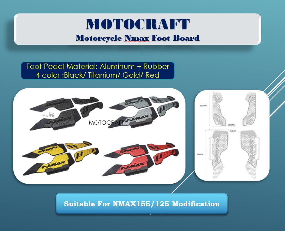 Yamaha nmax v2 floor board, Motorcycles, Motorcycle Accessories on ...