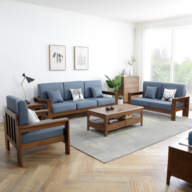 Factory OFFERS NORA Scandi Japanese Sofa Solid Wood Nordic ( Select ...