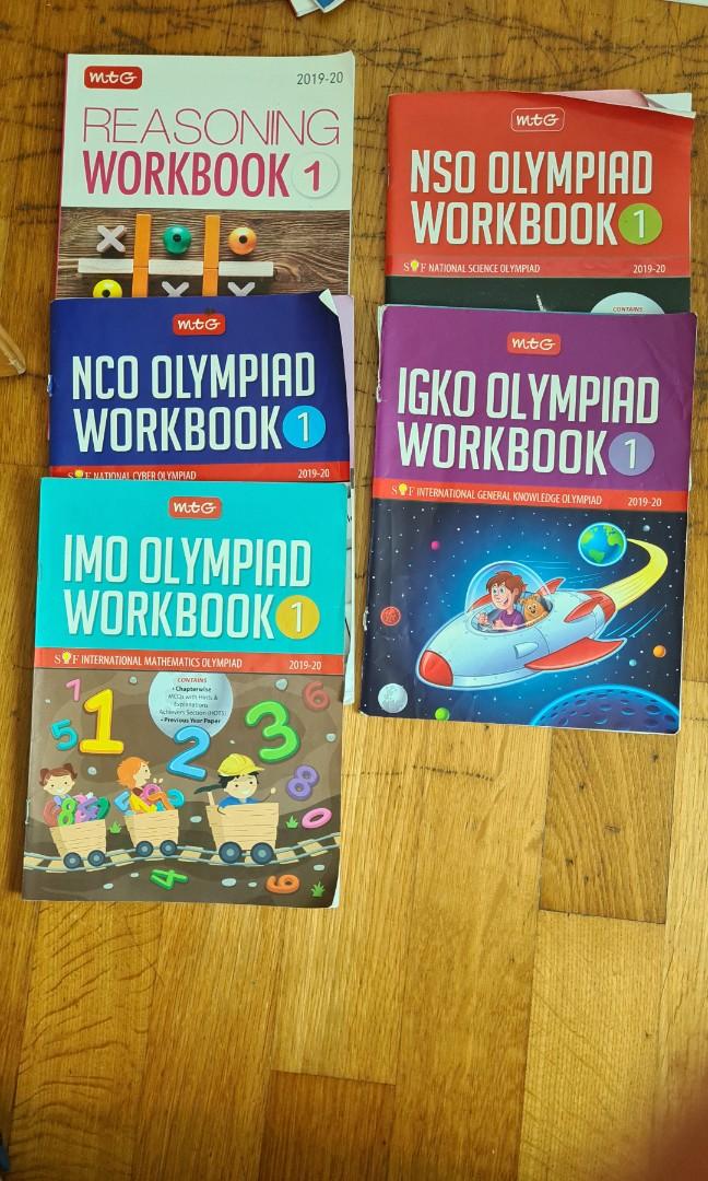 Olympiad book set - grade 1 and 2, Hobbies & Toys, Books & Magazines ...