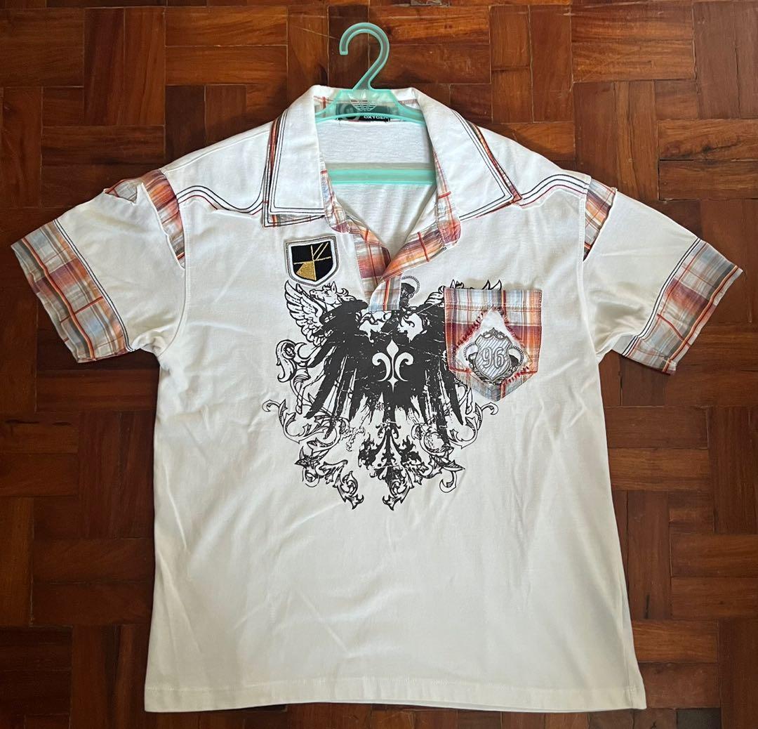 Oxygen Printed Polo Shirt, Men's Fashion, Tops & Sets, Tshirts & Polo Shirts on Carousell
