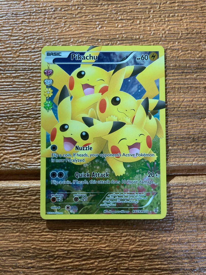 Pikachu - Vintage Ultra Rare Full Art - Radiant Collection - Pokemon ...