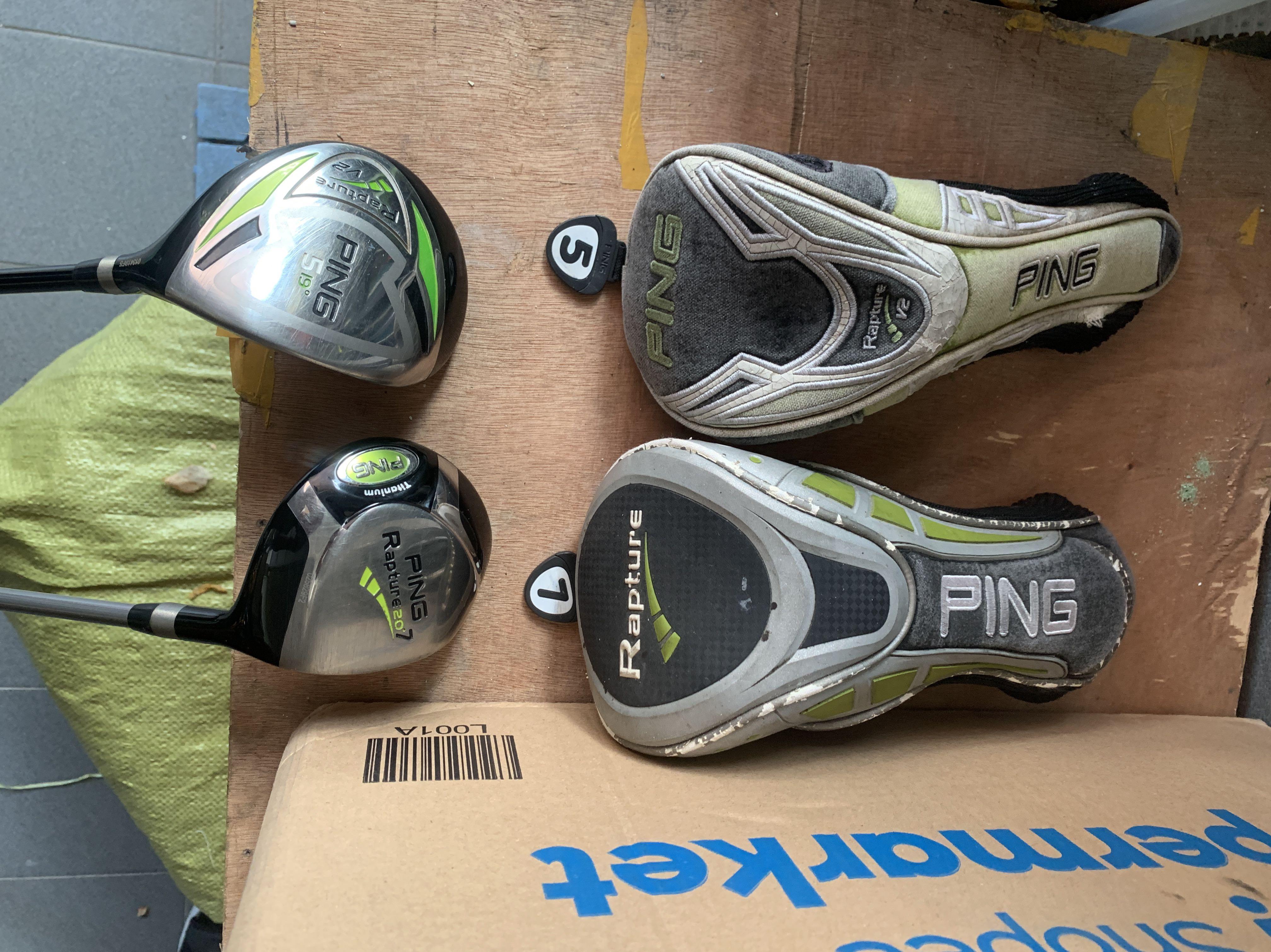 Ping Rapture Woods 5&7, Sports Equipment, Sports & Games, Golf on Carousell