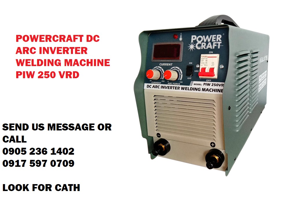 POWERCRAFT DC ARC INVERTER WELDING MACHINE PIW 250 VRD, Commercial ...
