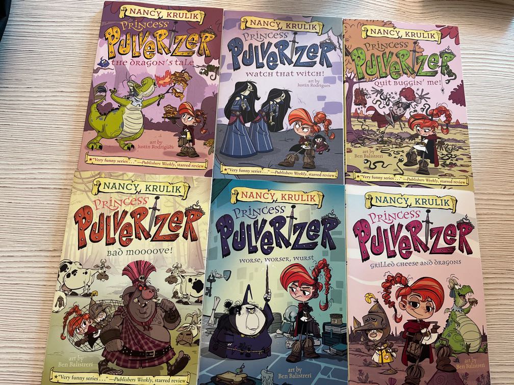 Princess Pulverizer (a set of 6), 興趣及遊戲, 書本 & 文具, 小朋友書 - Carousell