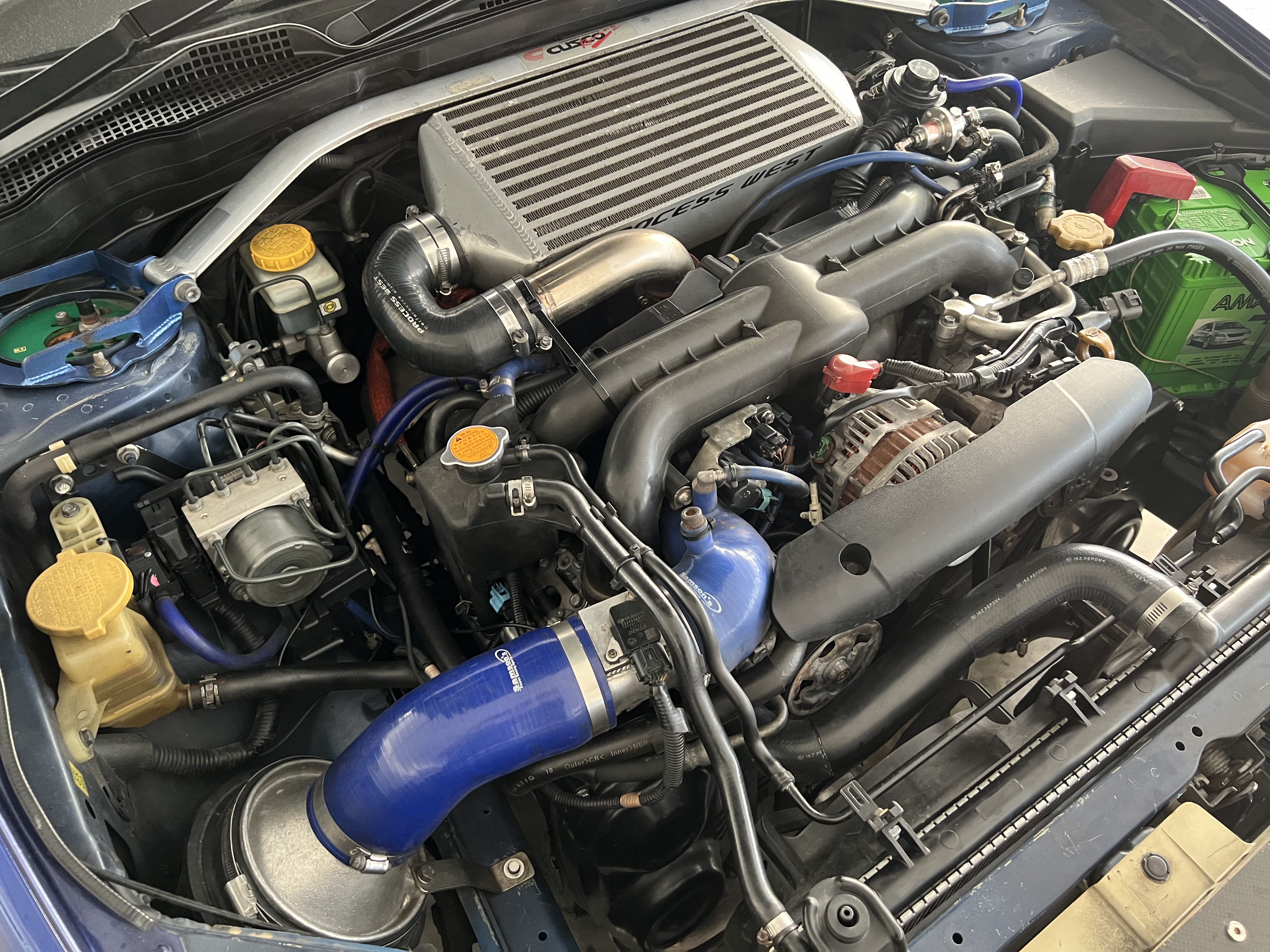 Process west tmic top mount intercooler wrx s-gt v10 2010 sti, Car ...