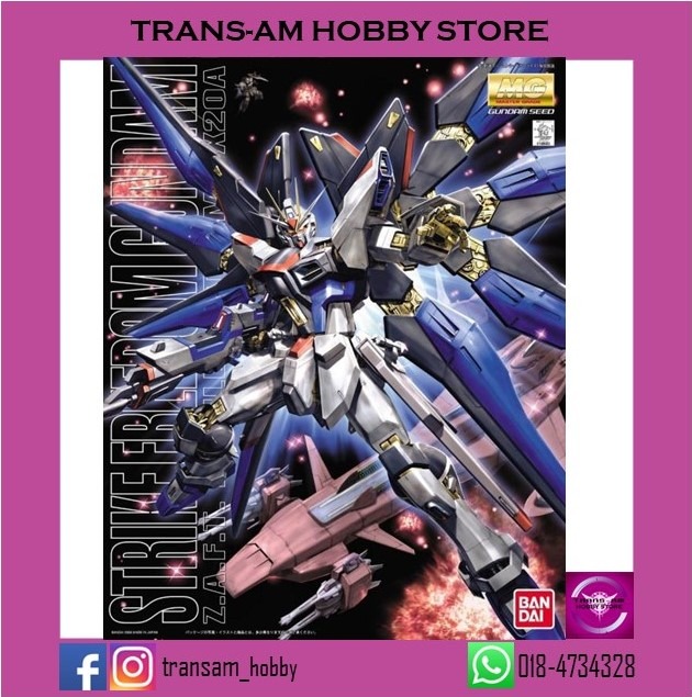 [Ready Stock] Bandai MG 1/100 ZGMF-X20A Strike Freedom Gundam, Hobbies & Toys, Toys & Games on ...