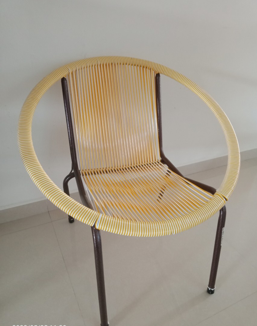 Retro Vintage String Chair, Furniture & Home Living, Furniture, Chairs ...