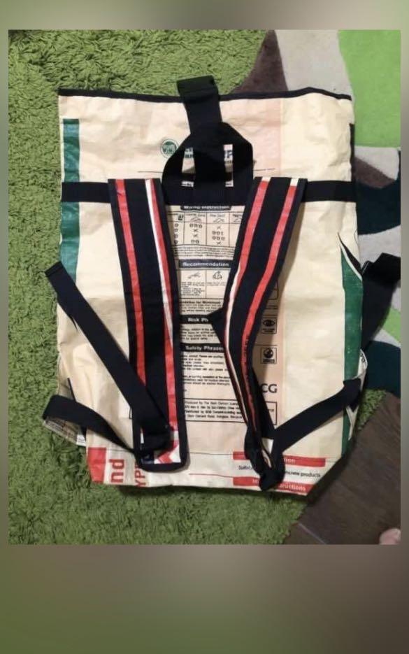 Rice Recycle Backpack, Men's Fashion, Bags, Backpacks on Carousell