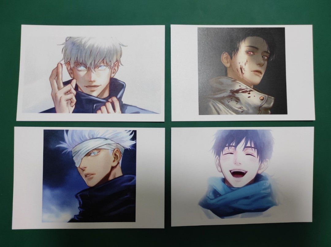 [Set] Jujutsu Kaisen jjk gojo yuta postcard size prints, Hobbies & Toys ...