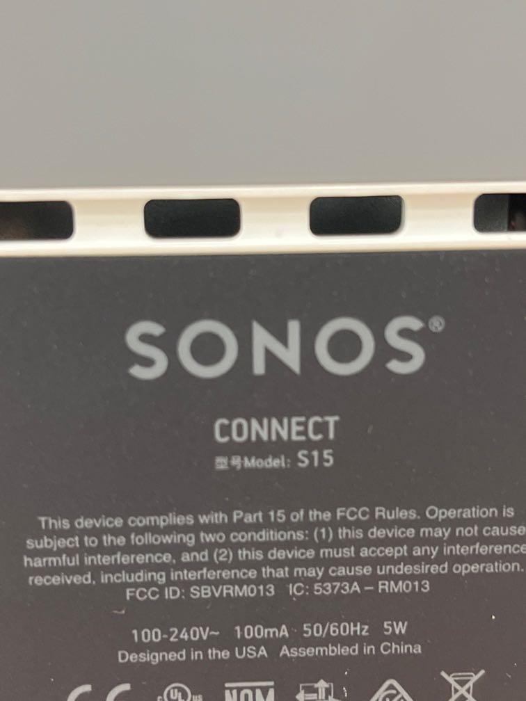 Sonos Connect S15 (Gen 2), Audio, Soundbars, Speakers & Amplifiers on Carousell