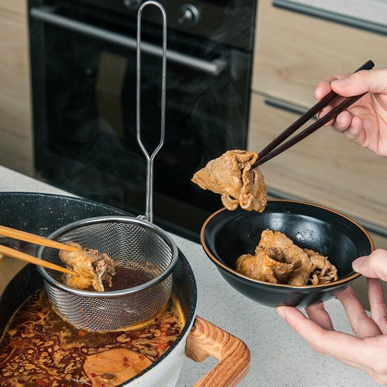 Steamboat Ladle Mesh with rest, Hotpot ladle [ J39], Furniture & Home ...