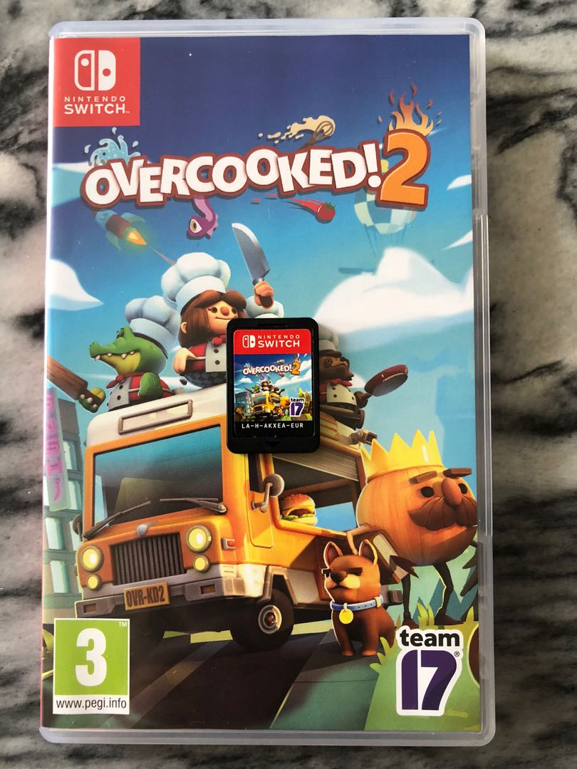 Switch Game Overcooked 2 over cook, 電子遊戲, 電子遊戲, Nintendo 任天堂 - Carousell