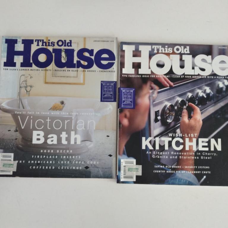 This Old House Vintage Interior Design magazine set, Hobbies & Toys ...