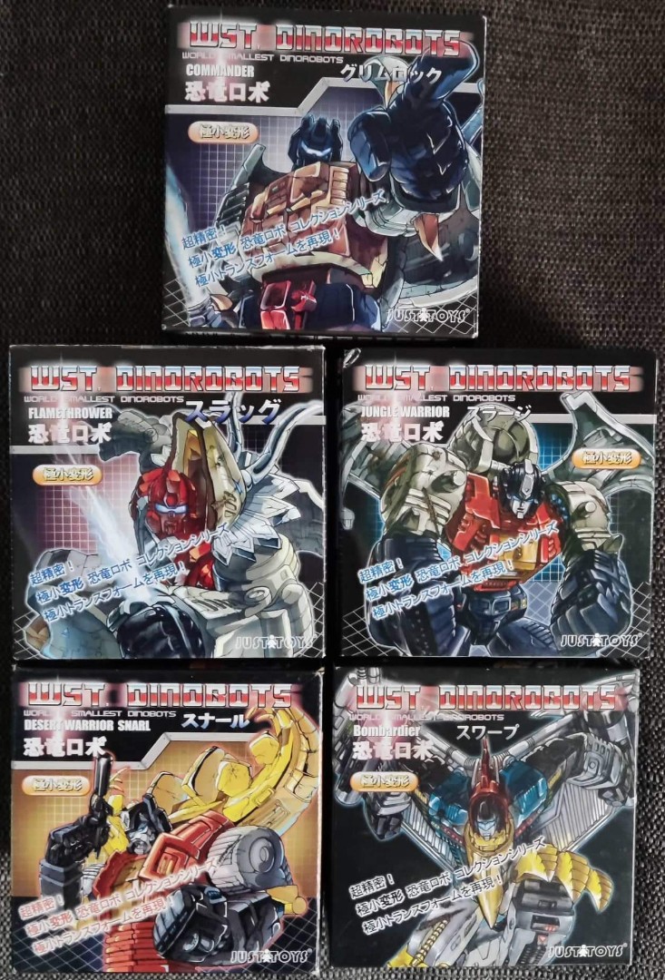Transformers Dinobots set of 5, Hobbies & Toys, Toys & Games on Carousell