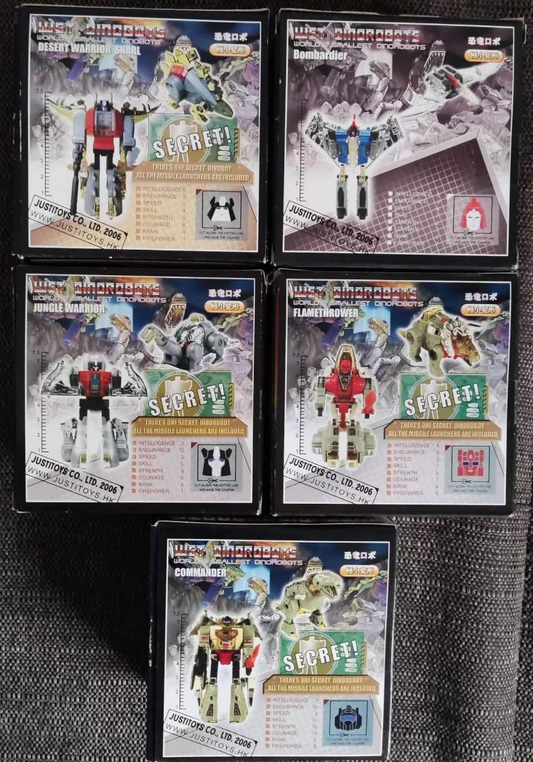 Transformers Dinobots set of 5, Hobbies & Toys, Toys & Games on Carousell