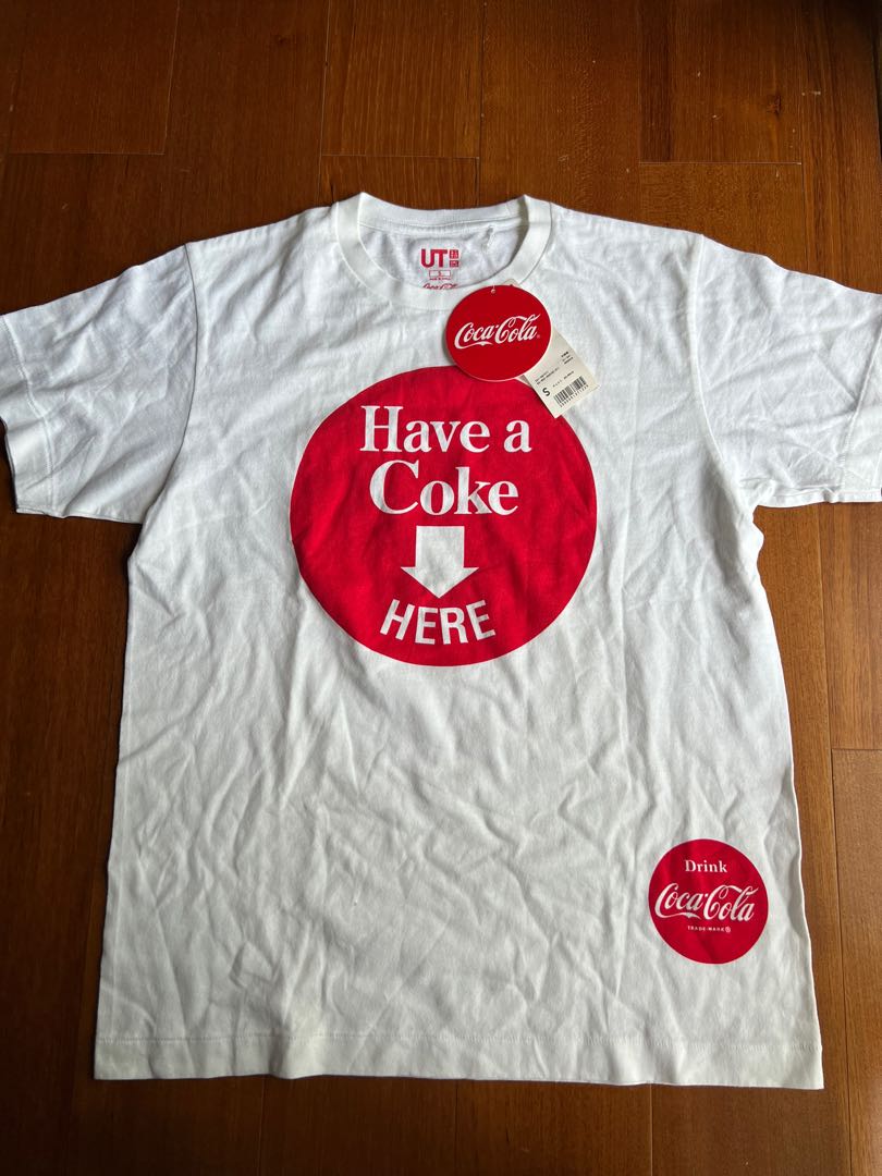 Uniqlo Coke Shirt, Men's Fashion, Tops & Sets, Tshirts & Polo Shirts on ...