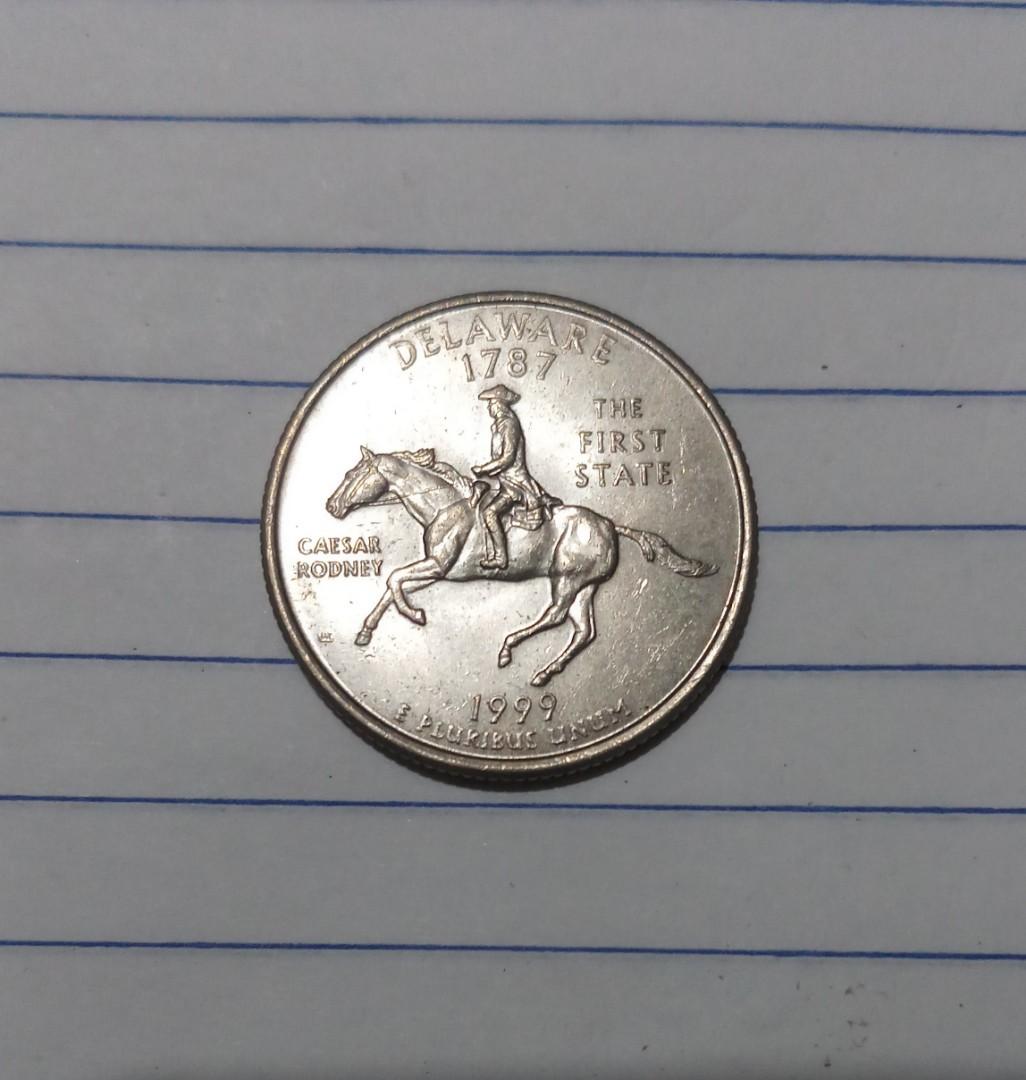 US Delaware 1787- 1999 Quarter Commemorative, Hobbies & Toys ...