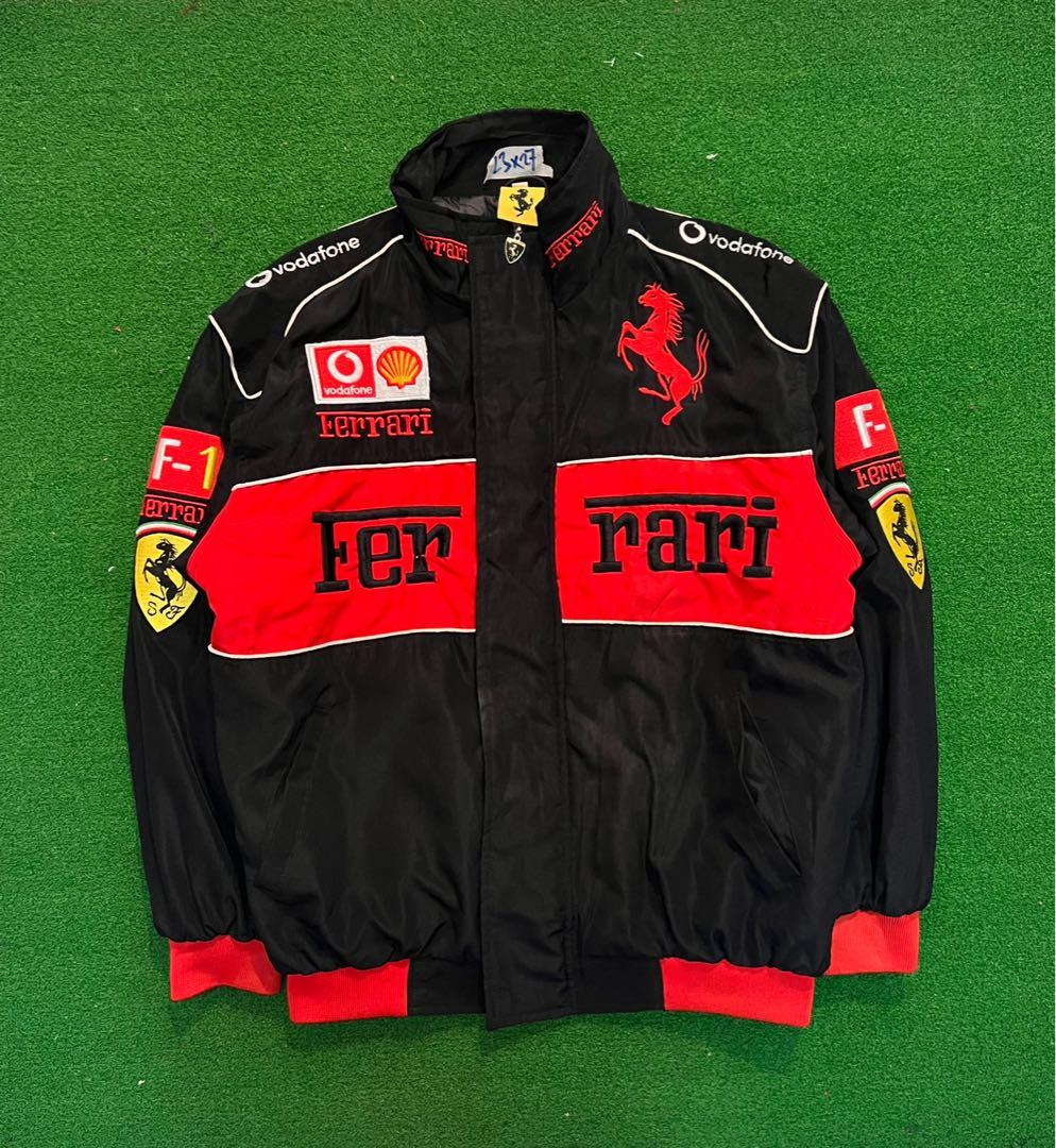 Vintage ferrari bomber jacket, Men's Fashion, Coats, Jackets and ...