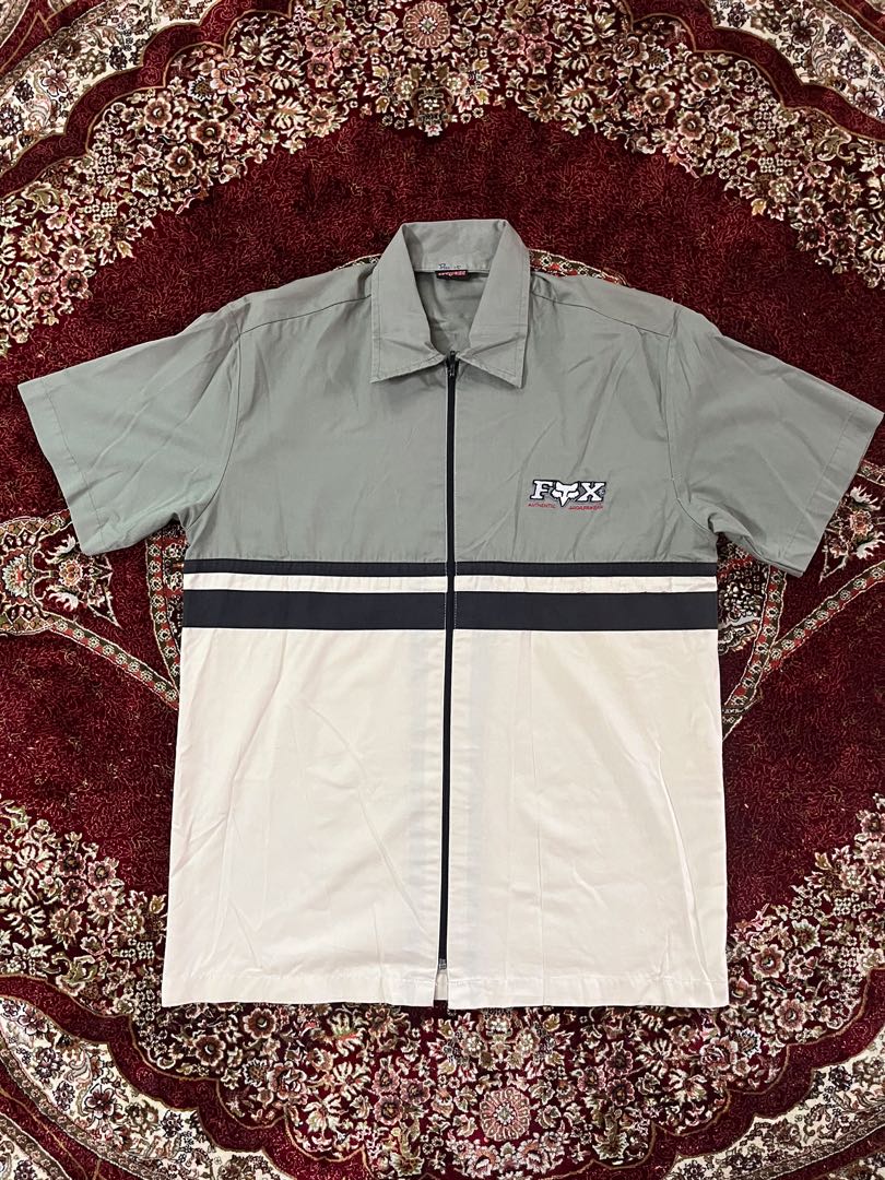 Vintage Fox Work shirt, Men's Fashion, Tops & Sets, Formal Shirts on ...