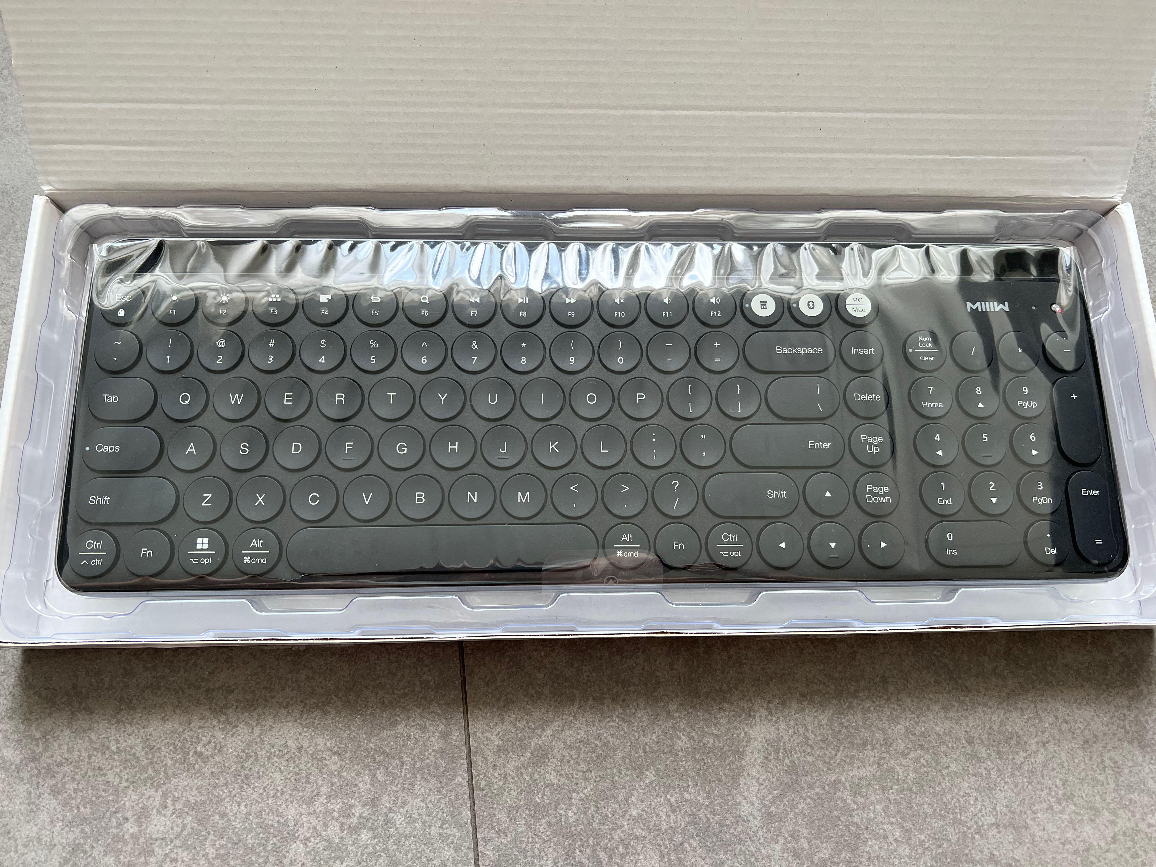 Xiao Mi MIIIW Bluetooth Dual mode Keyboard [silver], Computers & Tech ...