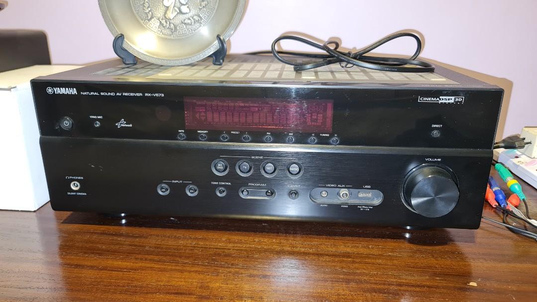 Yamaha natural sound AV receiver amplifier radio RX-V573, Audio ...