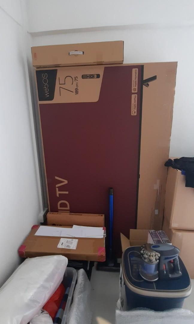 75 inch TV Box, TV & Home Appliances, TV & Entertainment, TV on Carousell