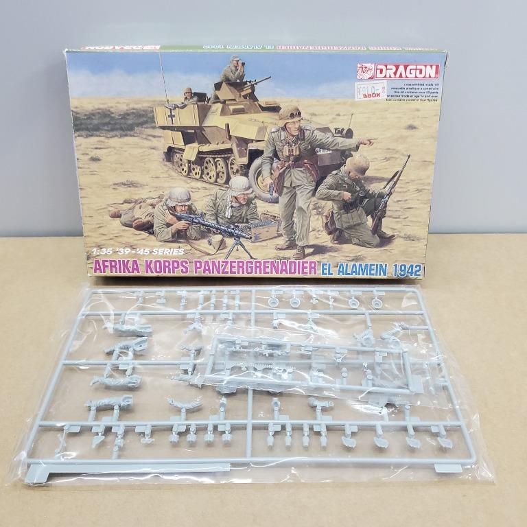 全新絕版 Dragon 威龍 6389 (2007年)-1/35-德國非洲軍團裝甲擲彈兵 / Afrika Korps ...