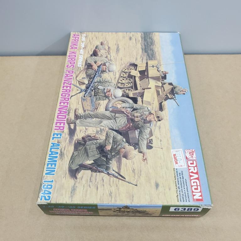 全新絕版 Dragon 威龍 6389 (2007年)-1/35-德國非洲軍團裝甲擲彈兵 / Afrika Korps ...