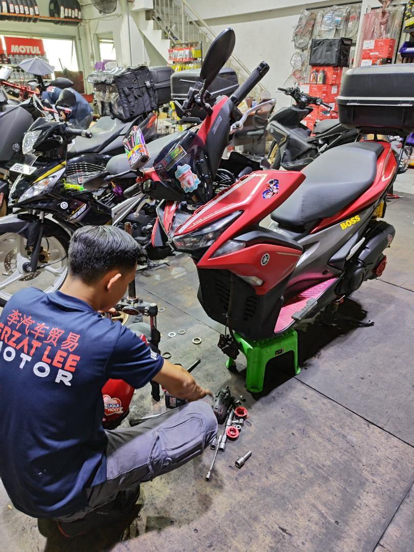 Aerox Steering Cone, Motorcycles, Motorcycle Accessories on Carousell