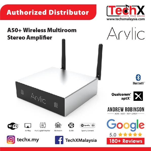 Arylic A50+ Wireless Multiroom Stereo Amplifier, Audio, Soundbars, Speakers & Amplifiers on ...