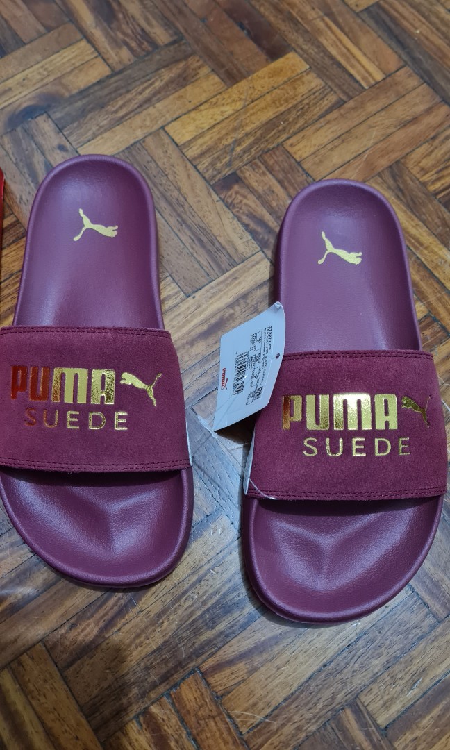 Authentic Puma Suede Slides / Sandal / Slippers, Women's Fashion ...