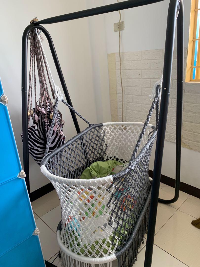 Baby duyan with swing, Babies & Kids, Baby Nursery & Kids Furniture ...