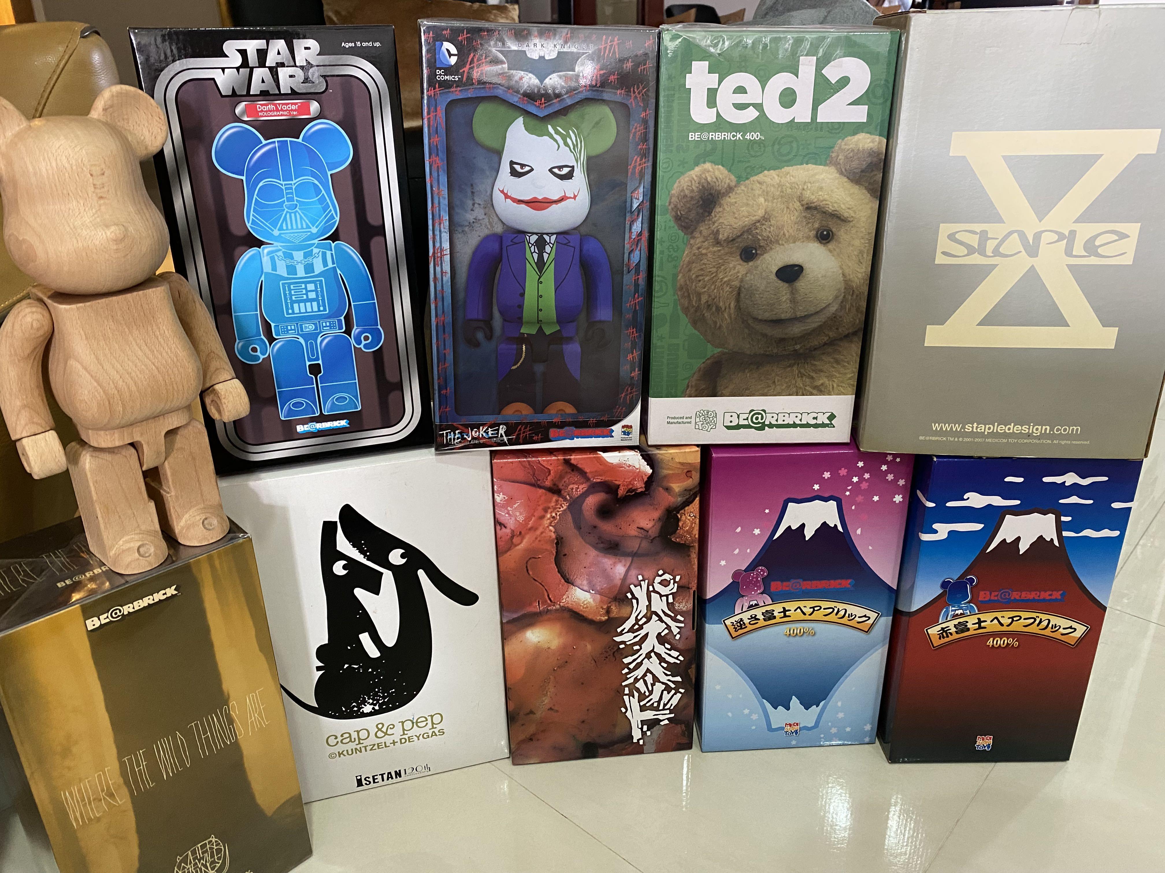 Bearbrick 400% collection bearbricks, Hobbies & Toys, Toys & Games on ...