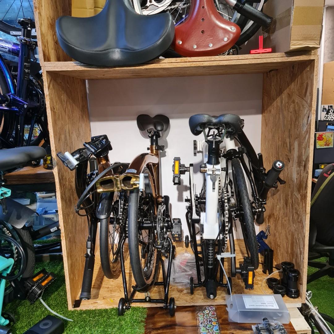 Brompton storage box trifold bike storage, Sports Equipment, Bicycles ...