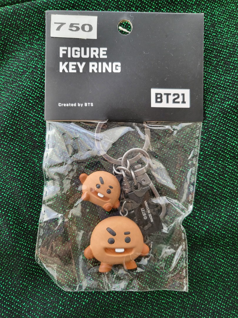 BTS BT21 Shooky Figure Key Ring, Hobbies & Toys, Memorabilia & Collectibles, K-Wave on Carousell