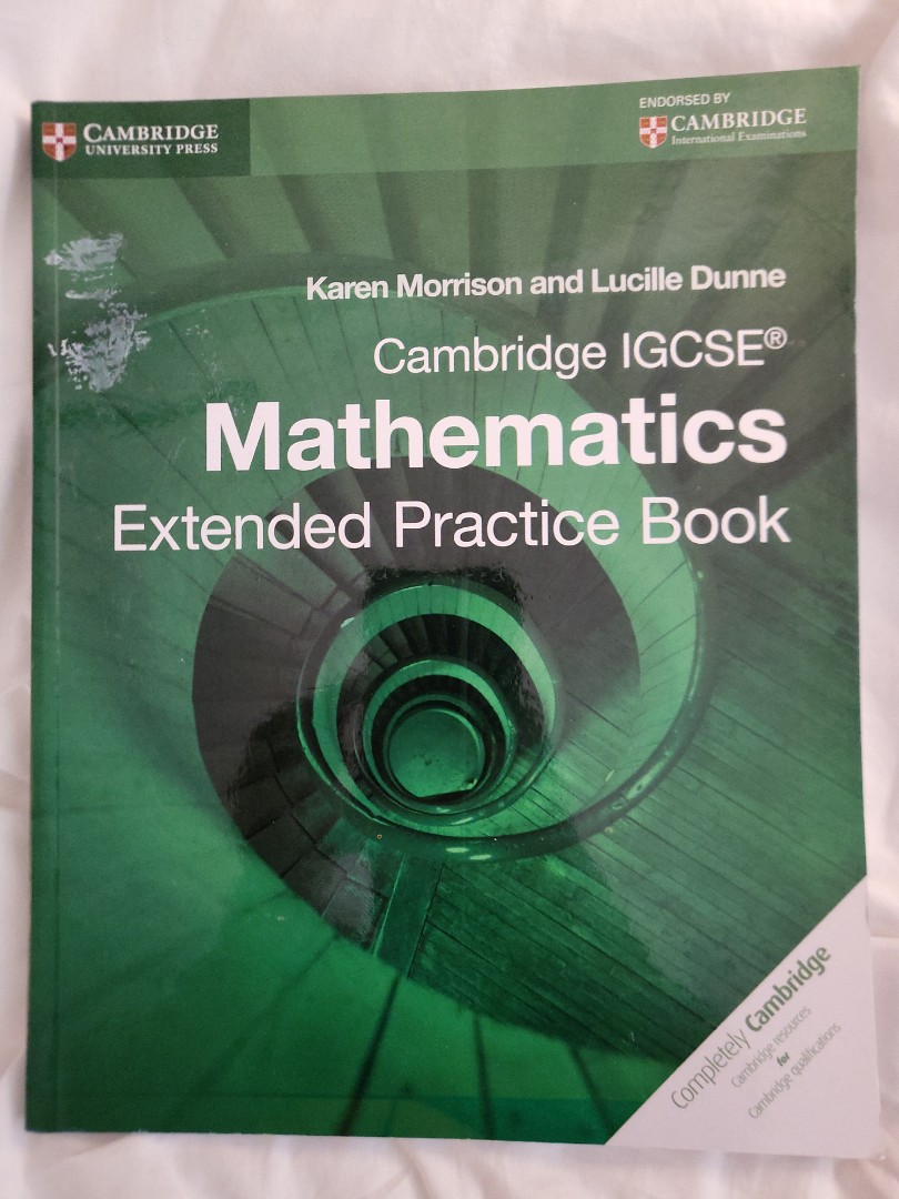 Cambridge IGCSE Mathematics Extended Practice Book, Hobbies & Toys, Books & Magazines, Textbooks ...
