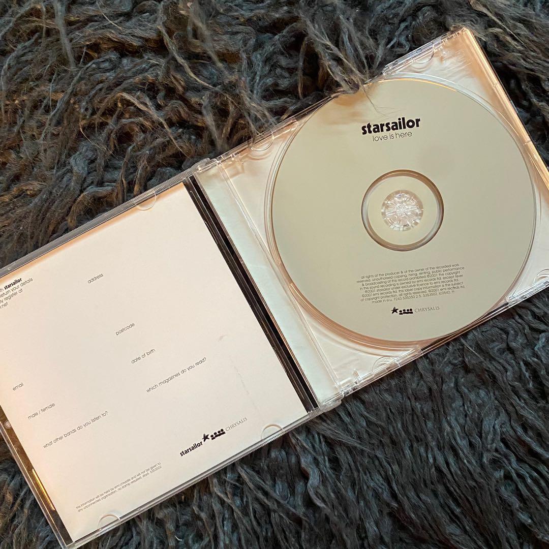 CD STARSAILOR Love is here, Hobbies & Toys, Music & Media, CDs & DVDs ...