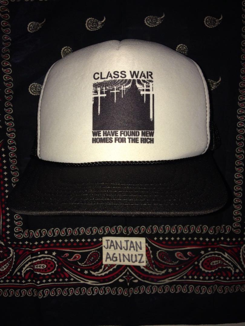 CLASS WAR ANARCHIST TRUCKER HAT by Otto, Men's Fashion, Watches ...