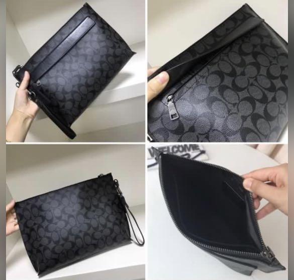 Coach men Clutch (various designs), Men's Fashion, Bags, Belt bags ...