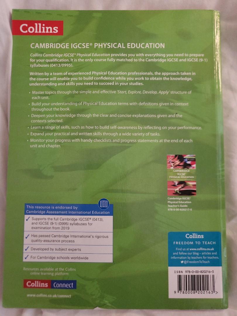 Collins Cambridge IGCSE Physical Education Student's Book, Hobbies ...