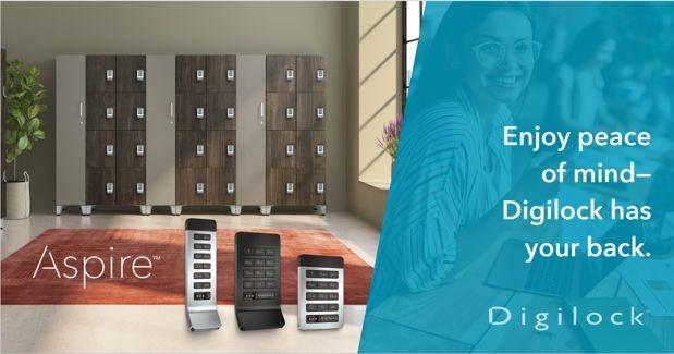 Digilock Aspire Locker Lock, Furniture & Home Living, Office Furniture & Fixtures on Carousell
