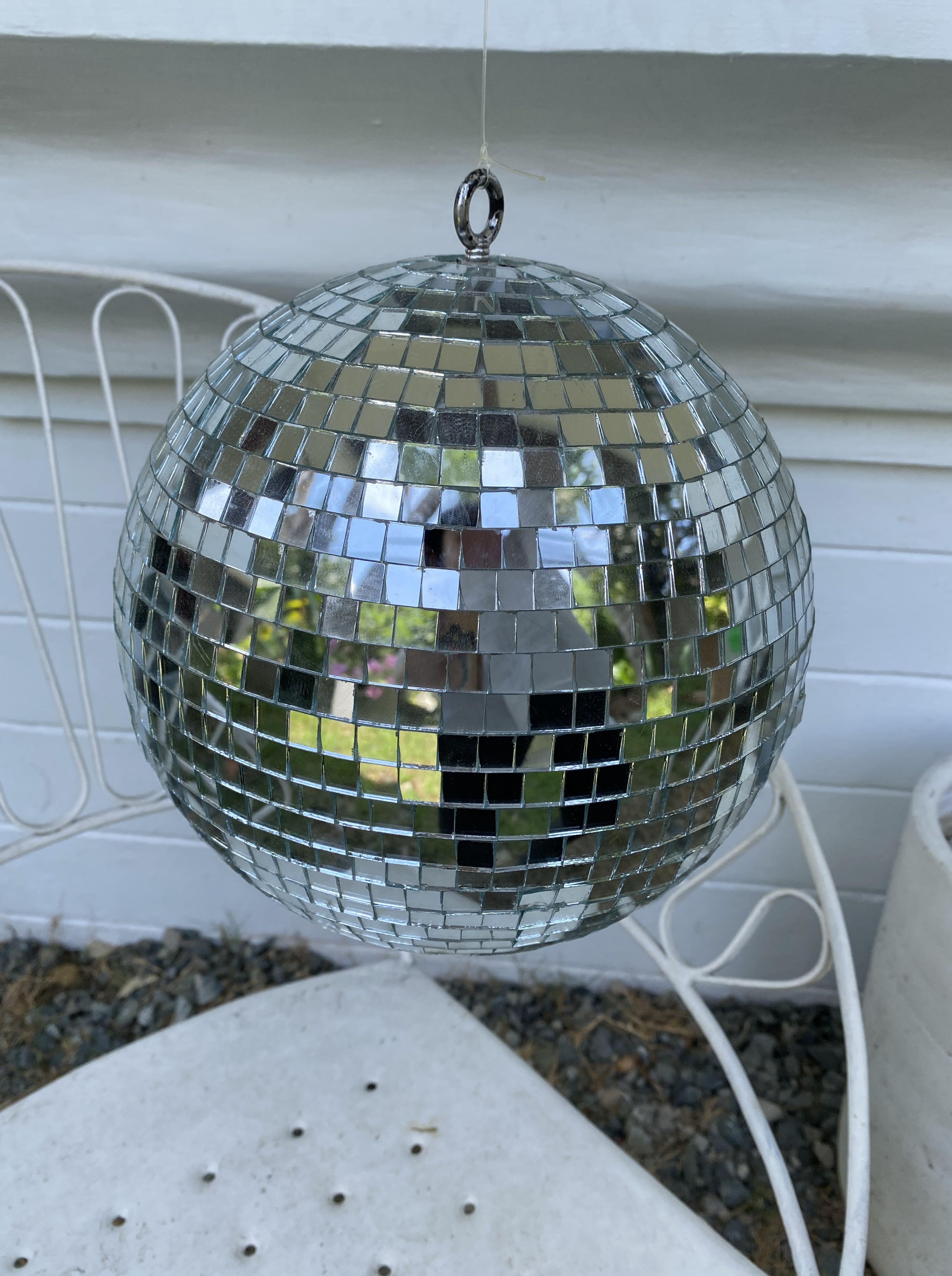 Disco Mirror Ball Ceiling Hang Prop, Furniture & Home Living, Home ...