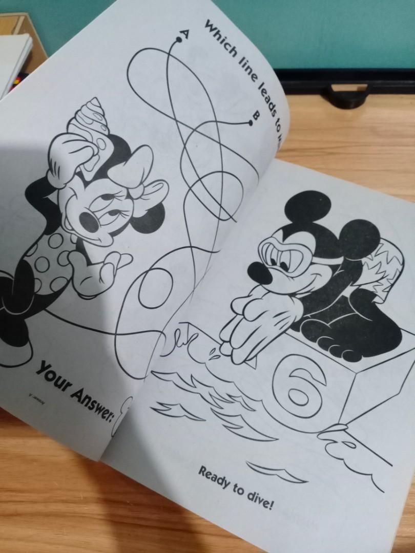 DISNEY MICKEY COLORTIVITY, Hobbies & Toys, Books & Magazines, Children ...