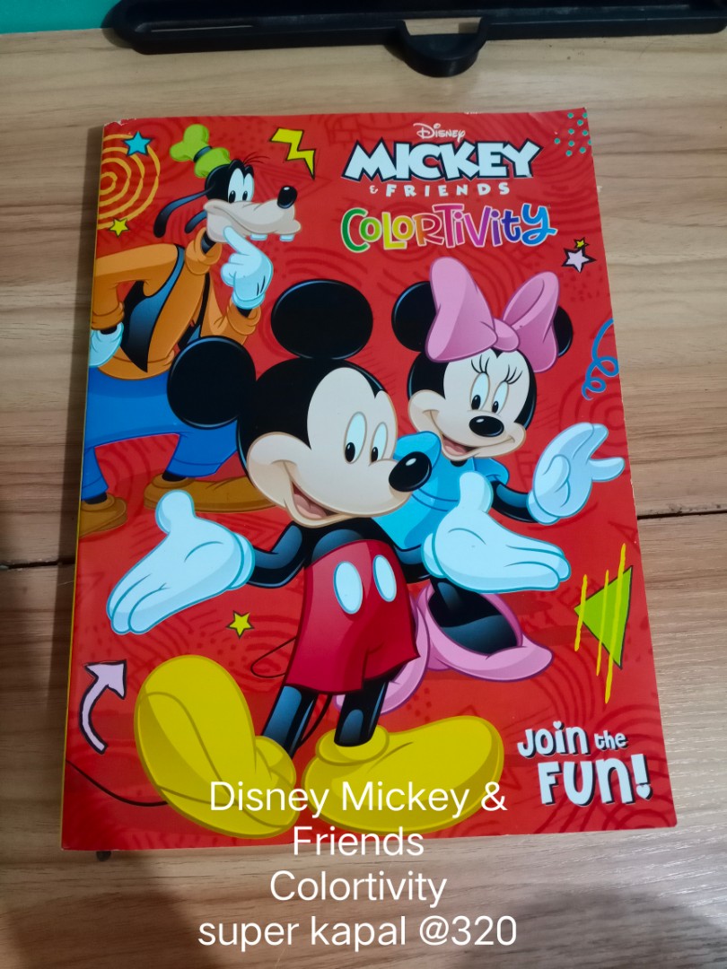 DISNEY MICKEY COLORTIVITY, Hobbies & Toys, Books & Magazines, Children ...