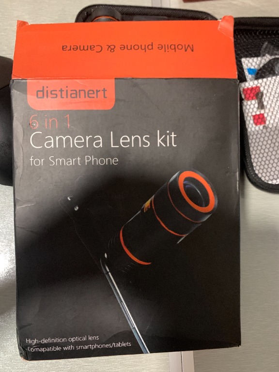 Distianert 6 in 1 camera lens kit for smart phones, Photography, Lens ...
